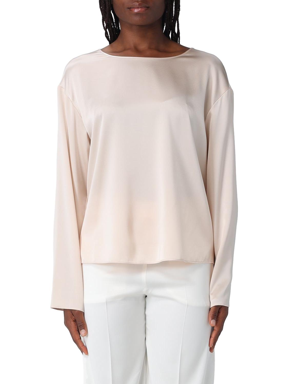 EMPORIO ARMANI Emporio Armani Long Sleeve Silk Top